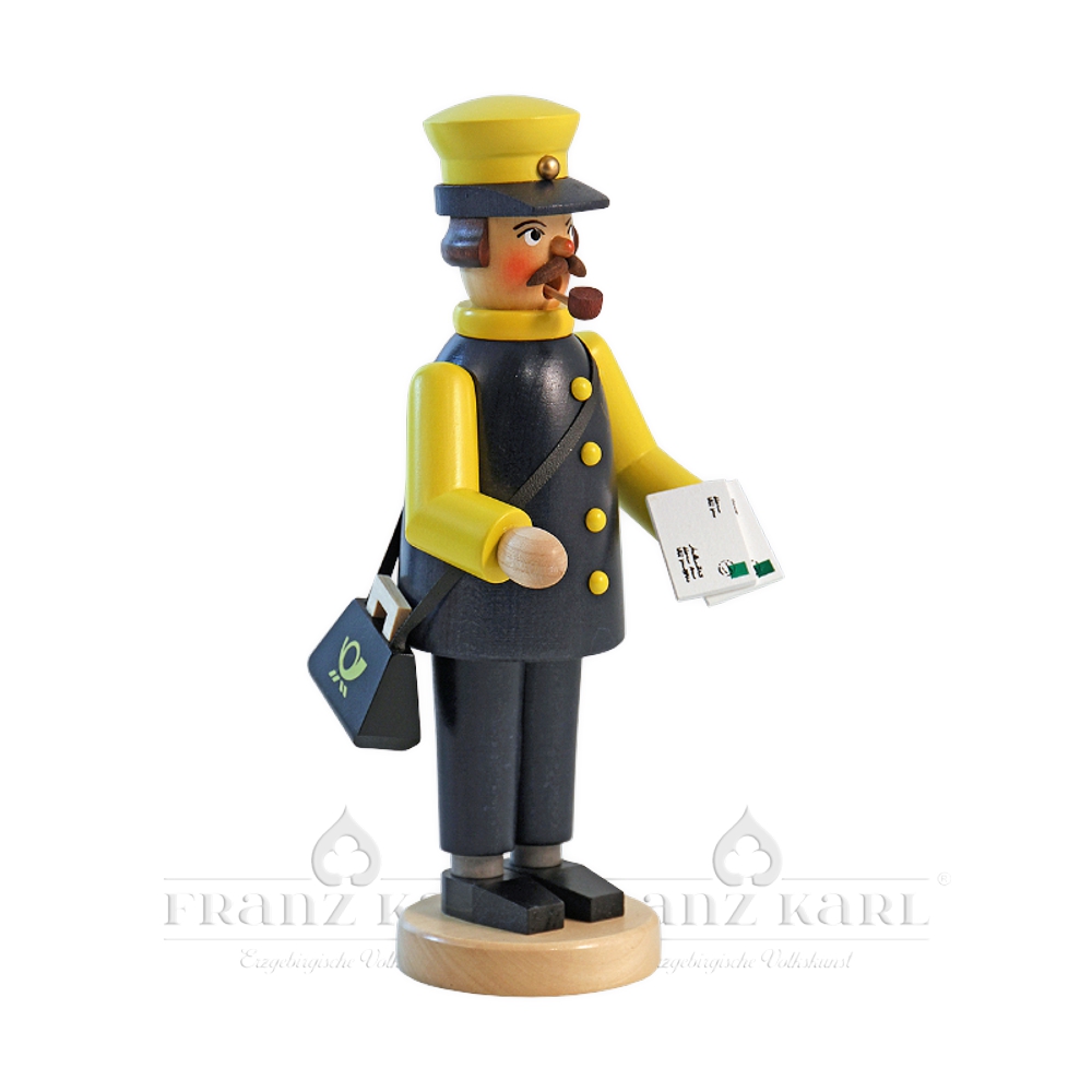 Räuchermann Postbote - Erzgebirgskunst-Shop