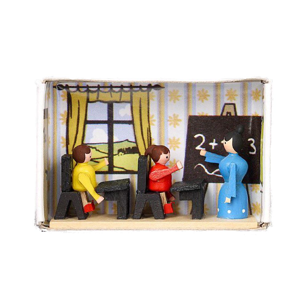 Matchbox - school - Erzgebirgskunst-Shop