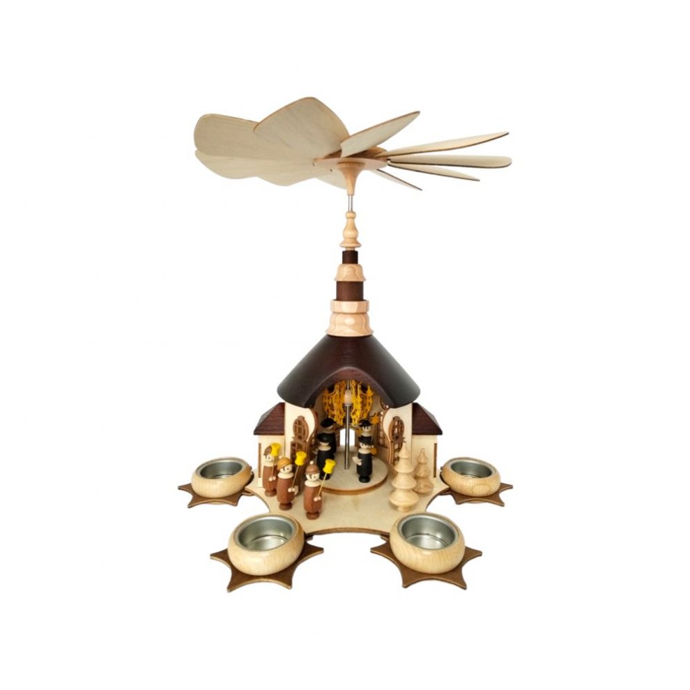 Pyramide Seiffener Kirche - Erzgebirgskunst-Shop